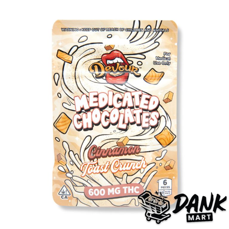 Devour Medicated Chocolates - Cinanmon Toast Crunch (600mg) - Dank Mart ...